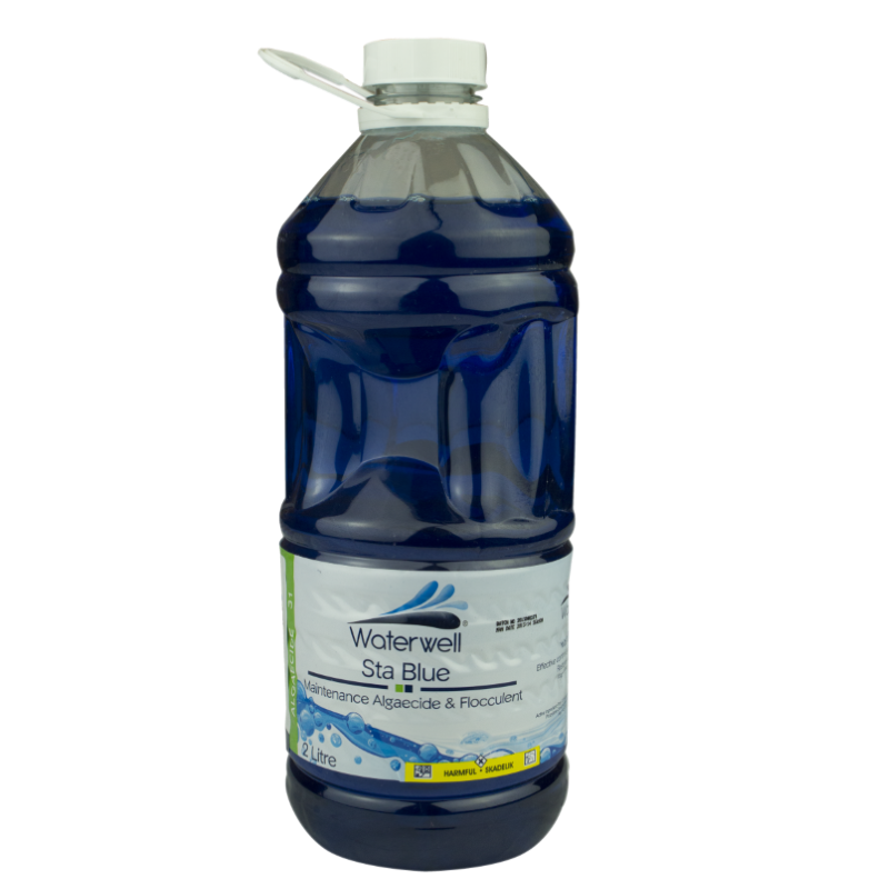 POOL ALGAECIDE/CLARIFIER WATERWELL STA BLUE 2LT | Voyager Pool Cleaner