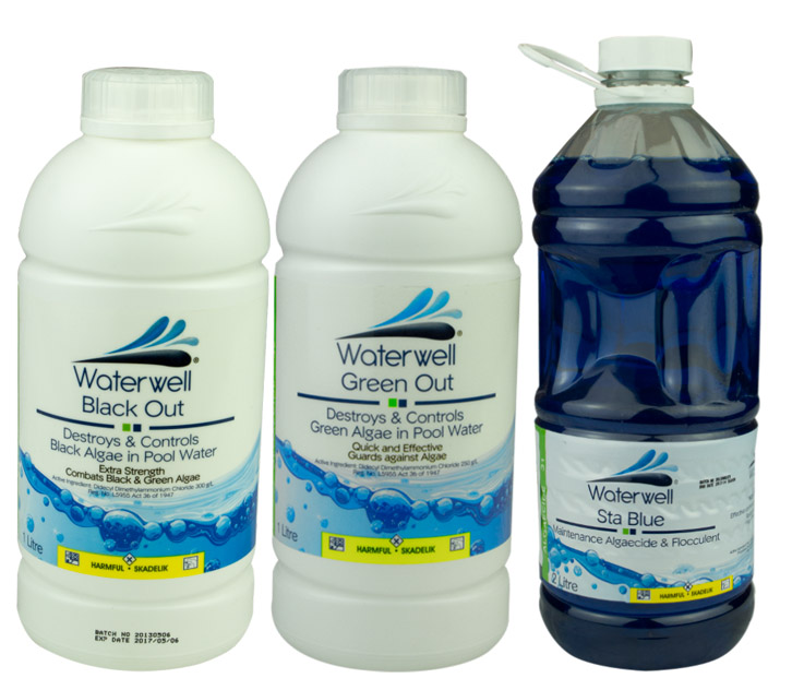 POOL ALGAECIDE/CLARIFIER WATERWELL STA BLUE 2LT | Voyager Pool Cleaner